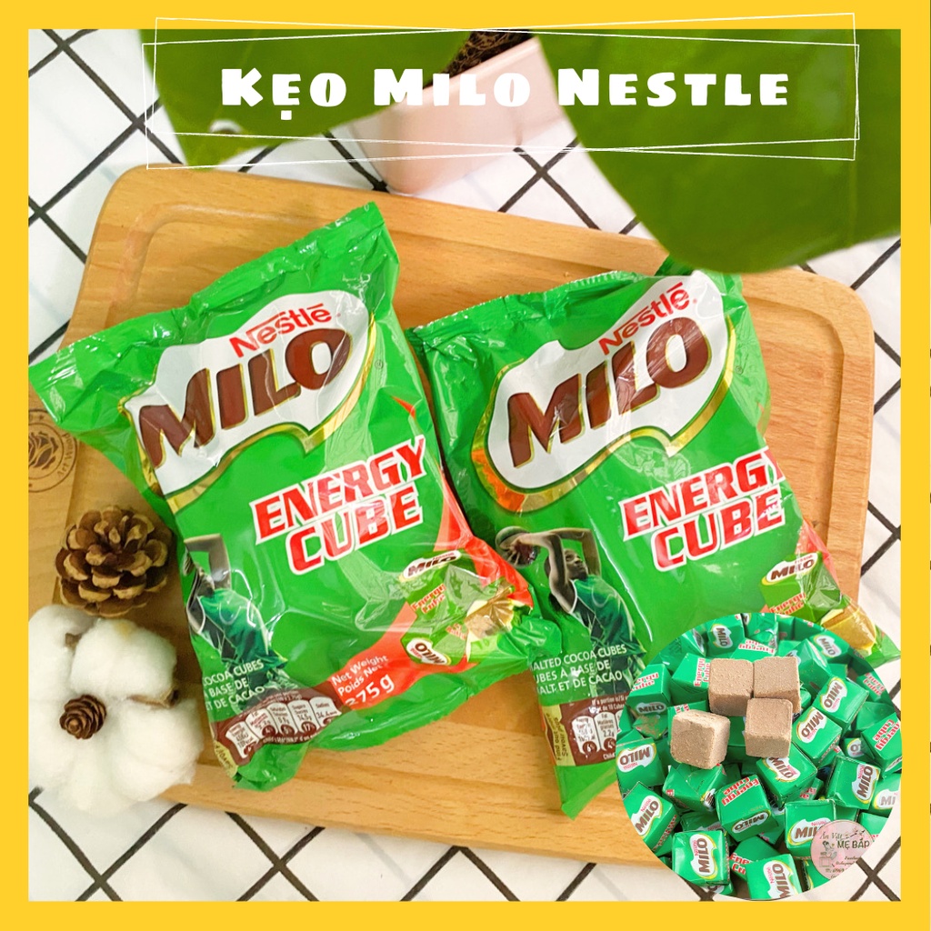 Kẹo Viên Milo Cube Nestle Thái Lan 275g (100 viên) - tách lẻ 20viên, 50viên [Date 04/2024 ...