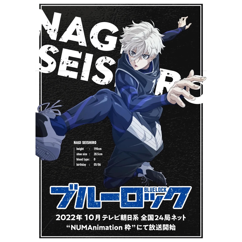 Poster Blue Lock cực đẹp có bóc dán decal, tranh dán tường anime Blue ...