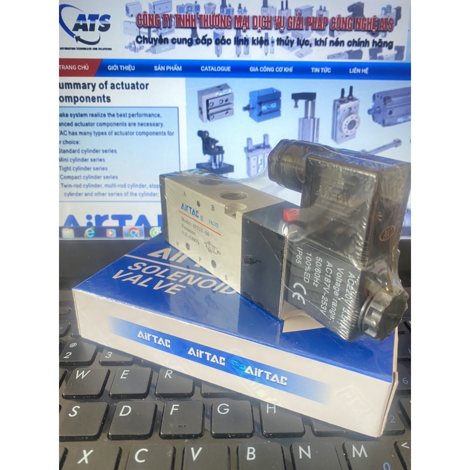 ATS_VAN ĐIỆN TỪ KHÍ NÉN AIRTAC 4V310-08 CHÍNH HÃNG | Shopee Việt Nam