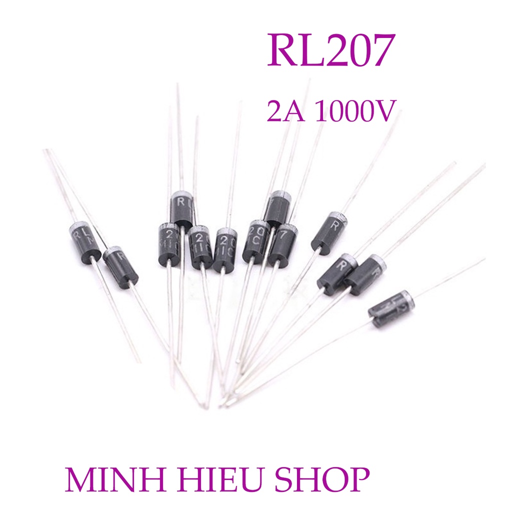 RL207_ 2A 1000V_20 Chiếc_Diot chỉnh lưu RL207 2A 1000V Chất lượng tốt ...