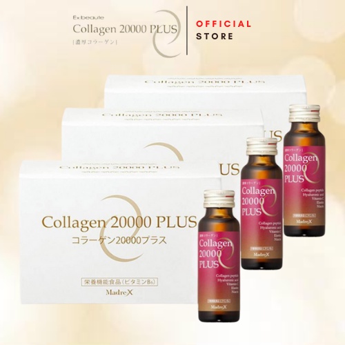 (NHẬP KHẨU CHÍNH NGẠCH) Combo 3 hộp (30 chai) Nước uống đẹp da Collagen ...