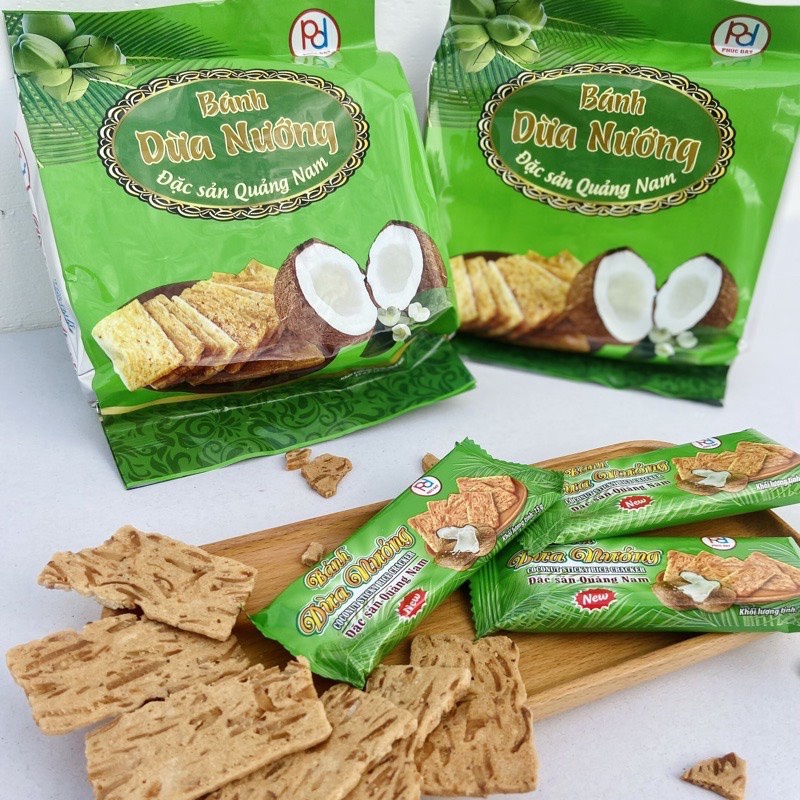 Bánh Dừa Nướng Đặc Sản Quảng Nam Gói 200g | Shopee Việt Nam