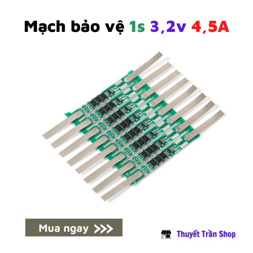 Mạch sạc và bảo vệ pin 1S 3.2V LiFePO4 Lithium Phosphat/Pin 32650 hàn kẽm sẵn | Shopee Việt Nam