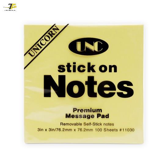 Giấy note 3*3 UNC (giấy ghi chú 3 x 3 inches) | Shopee Việt Nam