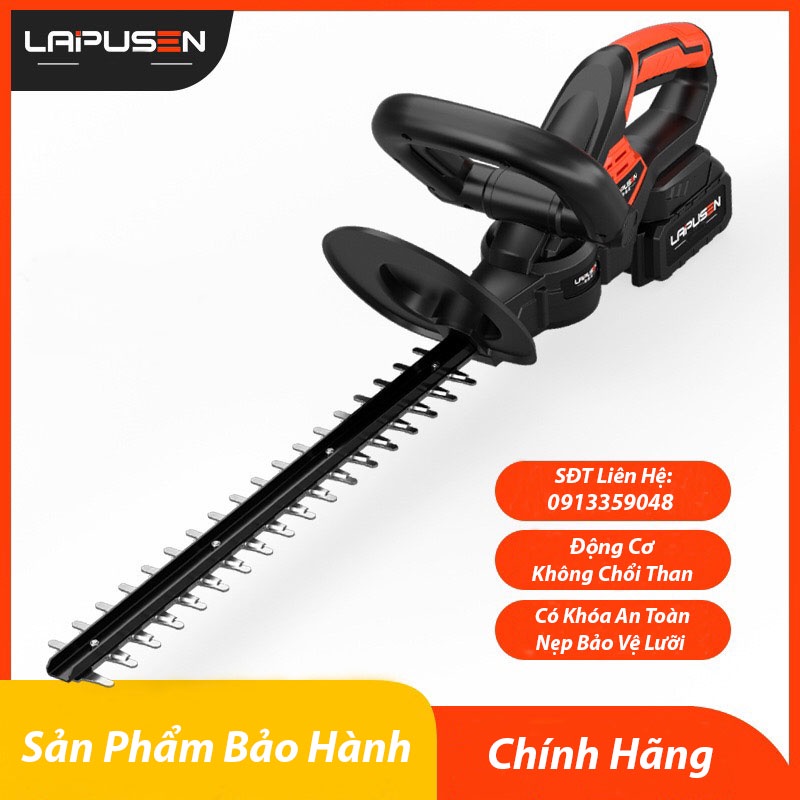 Máy hái chè pin,Máy cắt hàng rào dùng pin Lapusen sử dụng chân pin phổ ...