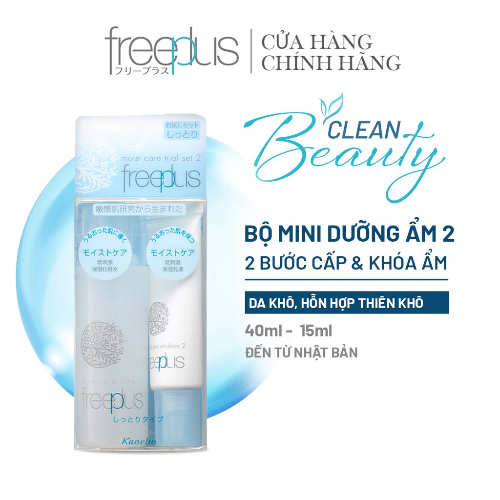 [QUÀ TẶNG KHÔNG BÁN] (HSD 11.2025) Bộ Dưỡng Ẩm Mini Lotion & Sữa Dưỡng Ẩm Cho Da Khô Freeplus ...