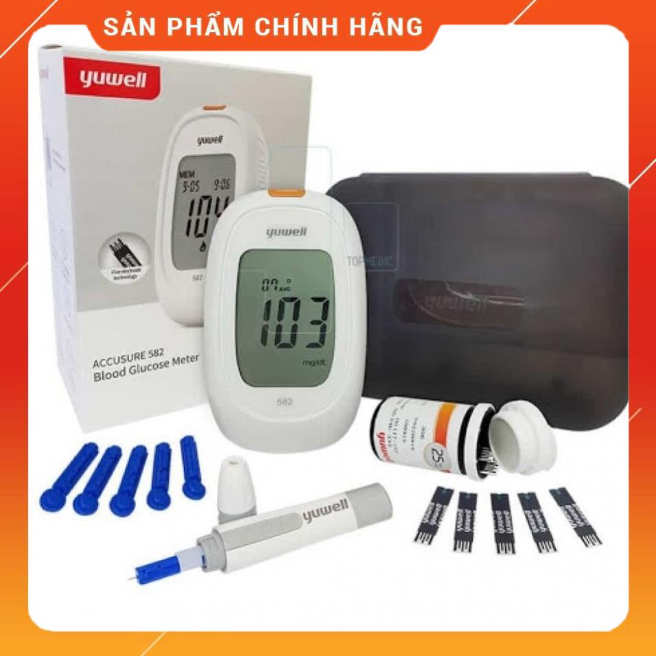 Que thử đường huyết Yuwell 710 (50 que + 50 kim) | Shopee Việt Nam