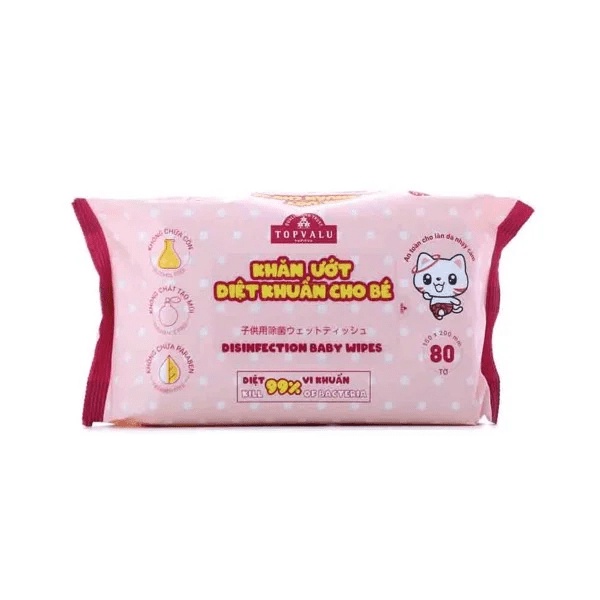 [HÀNG TẶNG KHÔNG BÁN] Khăn Ướt Baby Topvalu Meonchan 80 Tờ | Shopee Việt Nam