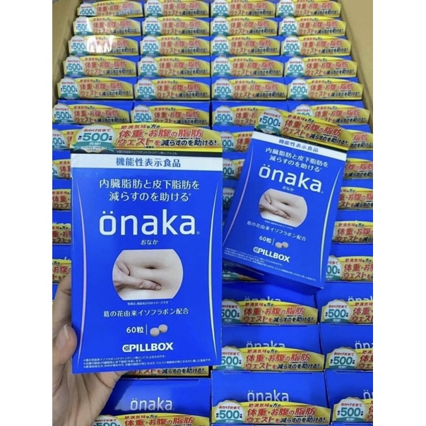 Viên Uống Giảm Mỡ Bụng Onaka Nhật Bản 60 Viên / Hộp | Shopee Việt Nam