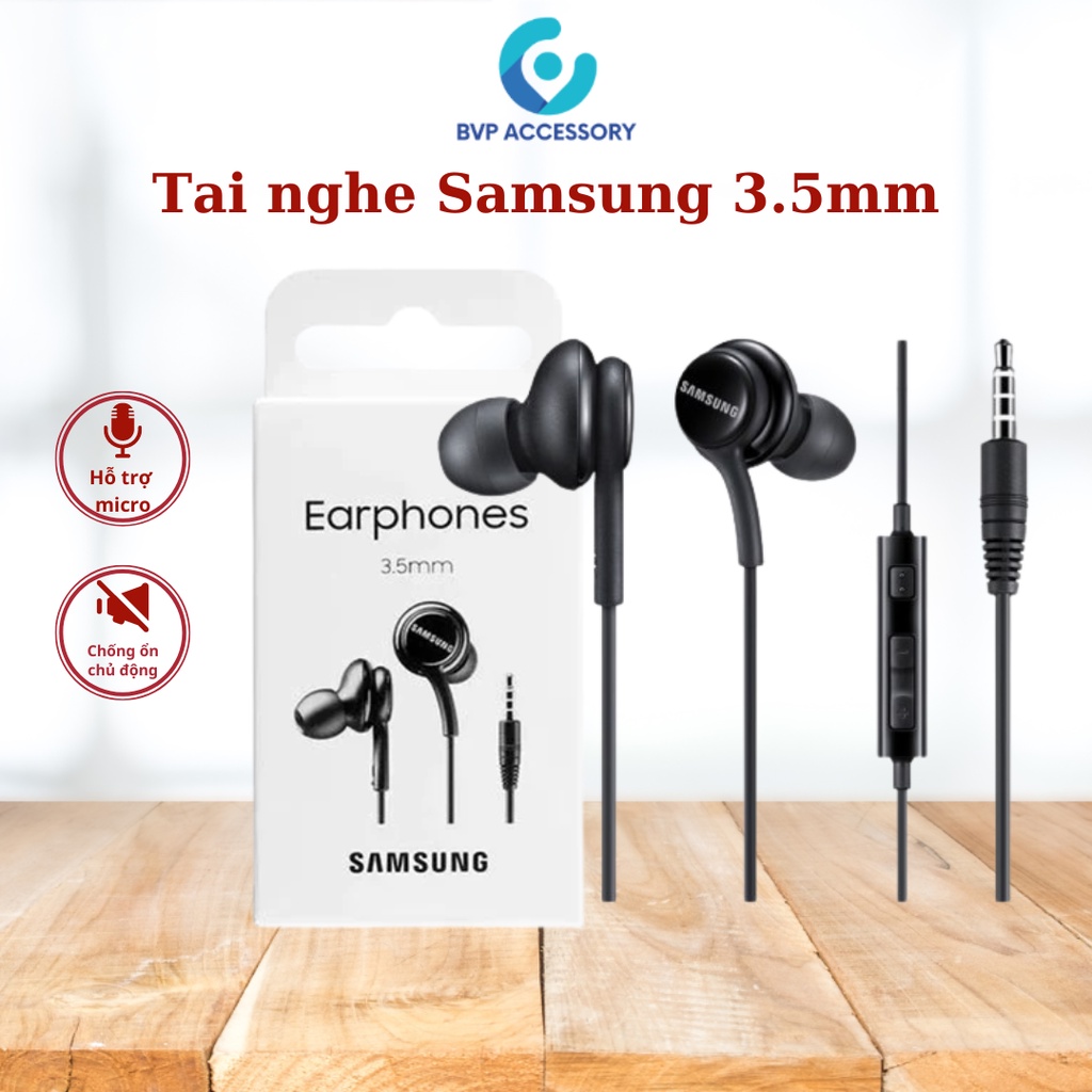 Tai nghe có dây samsung A50, Tai phone jack 3.5 dùng cho samsung xiaomi ...