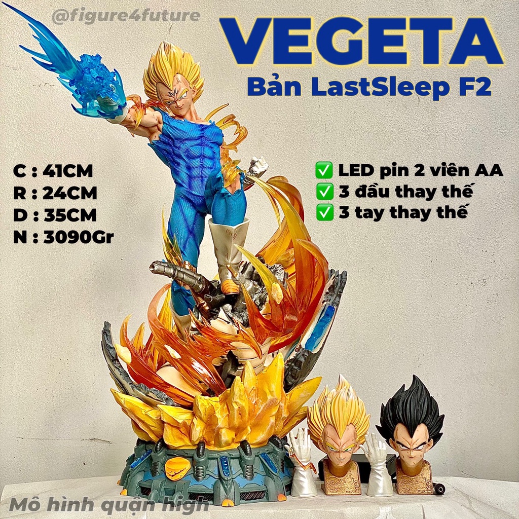 (Có sẵn) Mô hình Vegeta Lastsleep bản F1 cực đẹp cao 41CM - Mô hình ...