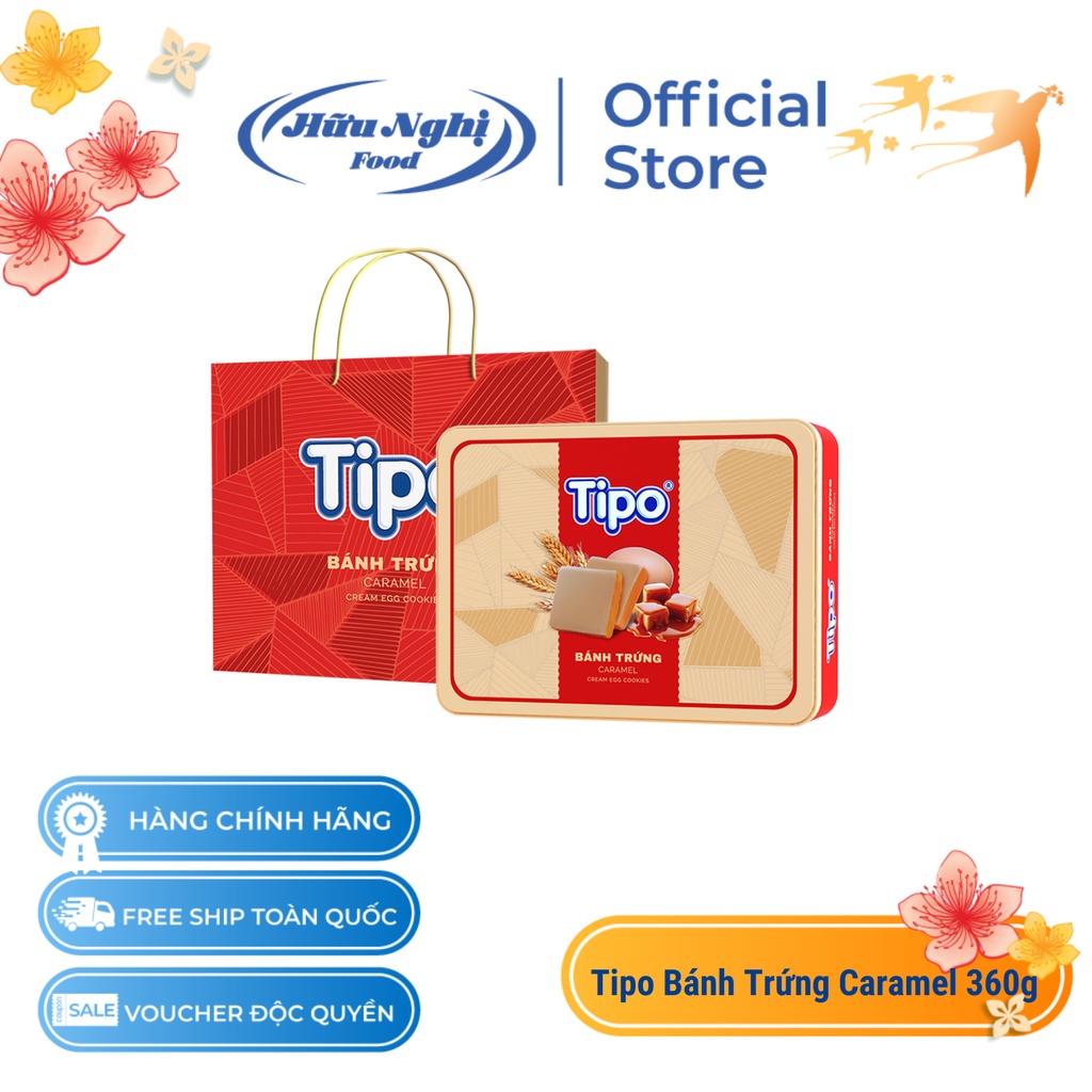 Bánh tipo caramel hộp thiếc 360g | Shopee Việt Nam