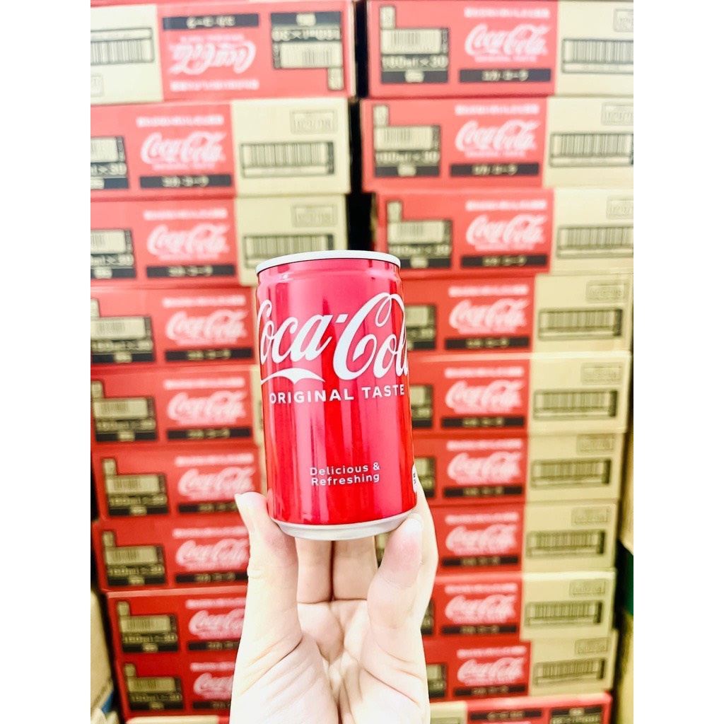 Nước ngọt có ga coca cola Nhật Bản mini 160ml (10/2024) | Shopee Việt Nam