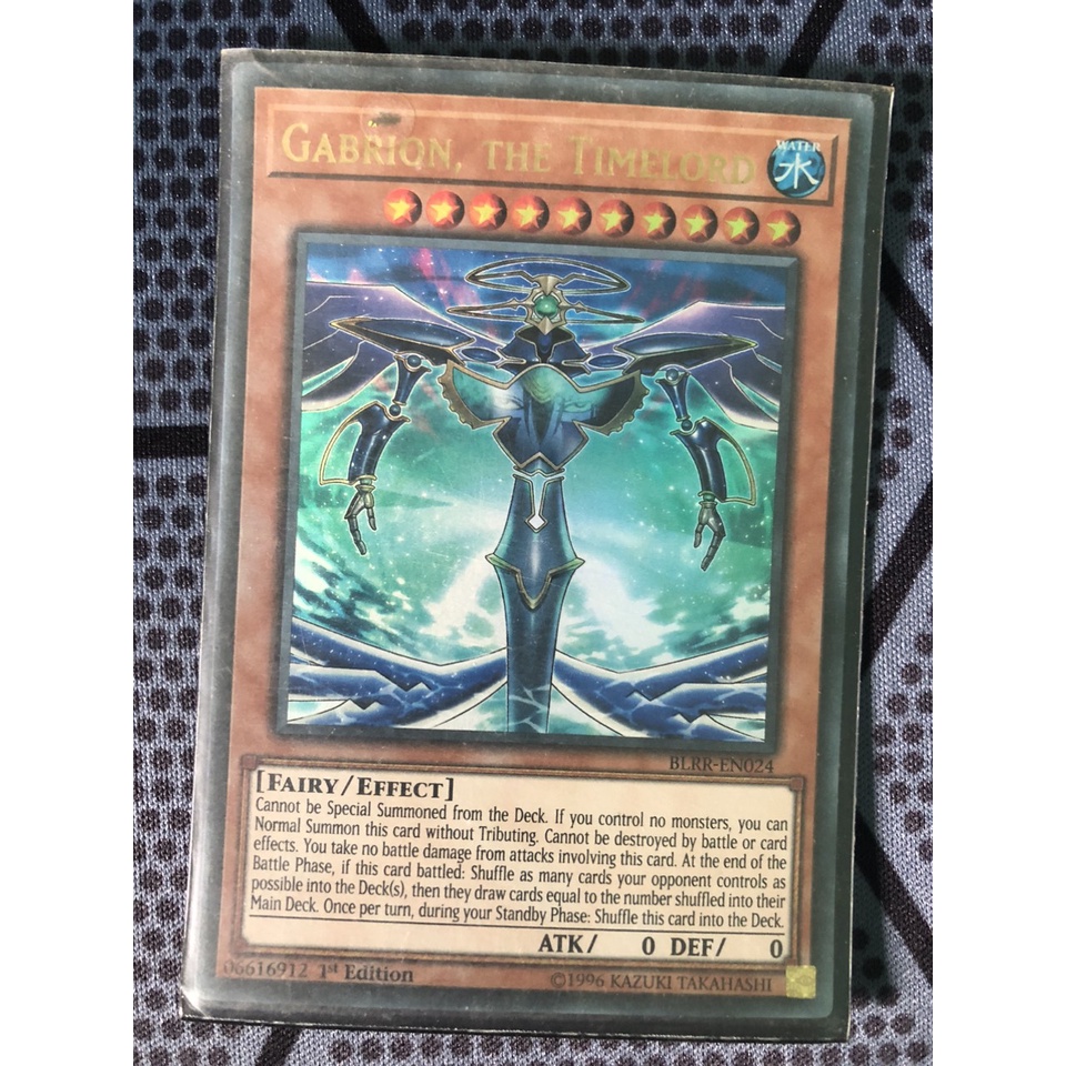 Gabrion, the Timelord - BLRR-EN024 - Ultra Rare 1st Edition | Shopee ...