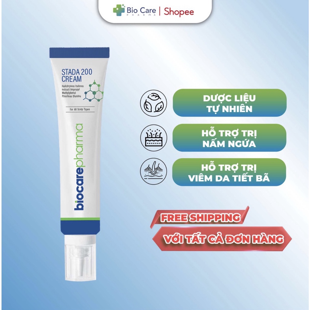 Kem hỗ trợ loại bỏ nấm da đầu - bong tróc vảy trắng | Stada 200 cream ...