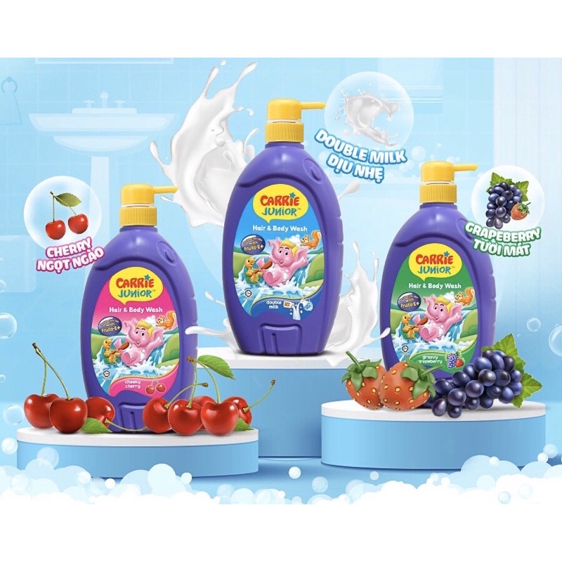 Sữa Tắm Gội cho bé Carrie Junior chai 700g | Shopee Việt Nam