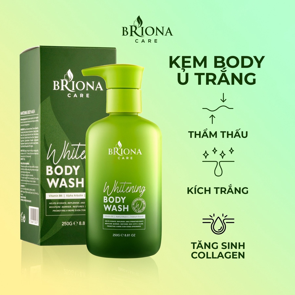 Kem Ủ Trắng Da Body Briona Care, Dưỡng Trắng Da Niacinamide, Mờ Thâm ...