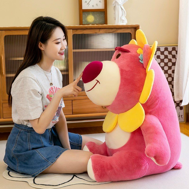 Gấu Dâu Lotso Huggin Bear Hoa Hướng Dương Cute, Thú nhồi bông Poo Hoa ...