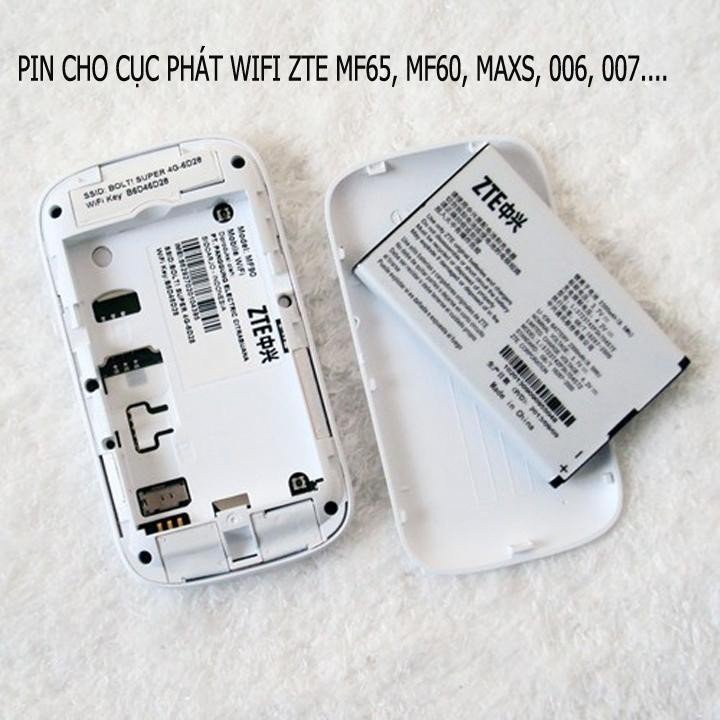 Pin MF65 Pin Cho Bộ Phát Wifi ZTE Pin Cực Trâu HÀNG CHÍNH HÃNG | Shopee ...