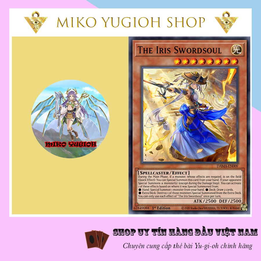 [ Miko Yugioh ] Thẻ Bài Yugioh Chính Hãng Tiếng Nhật The Iris Swordsoul ...