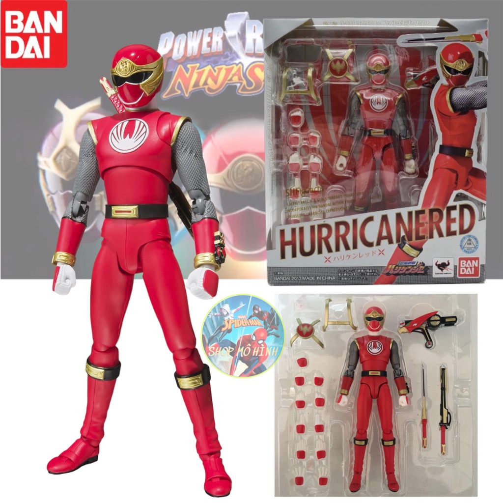 Mô Hình Siêu Nhân Cuồng Phong Hurricane Red SHF Hurricane S.H.Figuarts ...