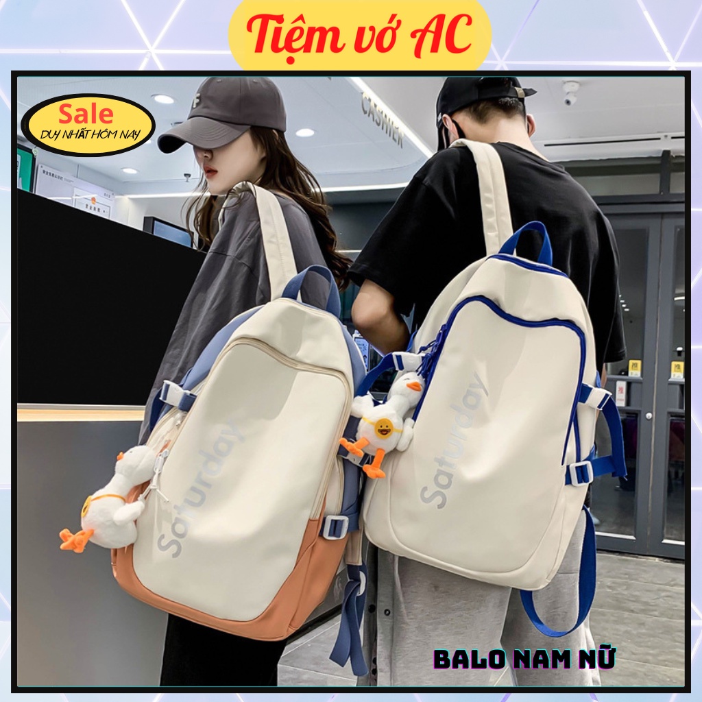 Balo nam nữ ulzzang Hàn Quốc đi học đi du lịch phối 2 màu - BL01 ...