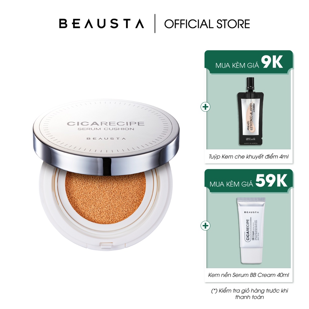 [Mã BMLTA35 giảm đến 35K đơn 99K] Phấn nước Beausta Cicarecipe Serum ...