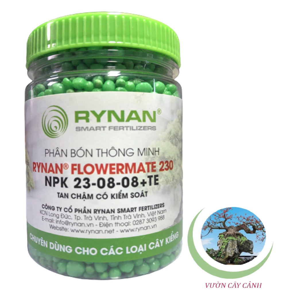 Phân Bón Thông Minh Rynan Flowermate 230 NPK 23-08-08+TE - #505A# 150g ...