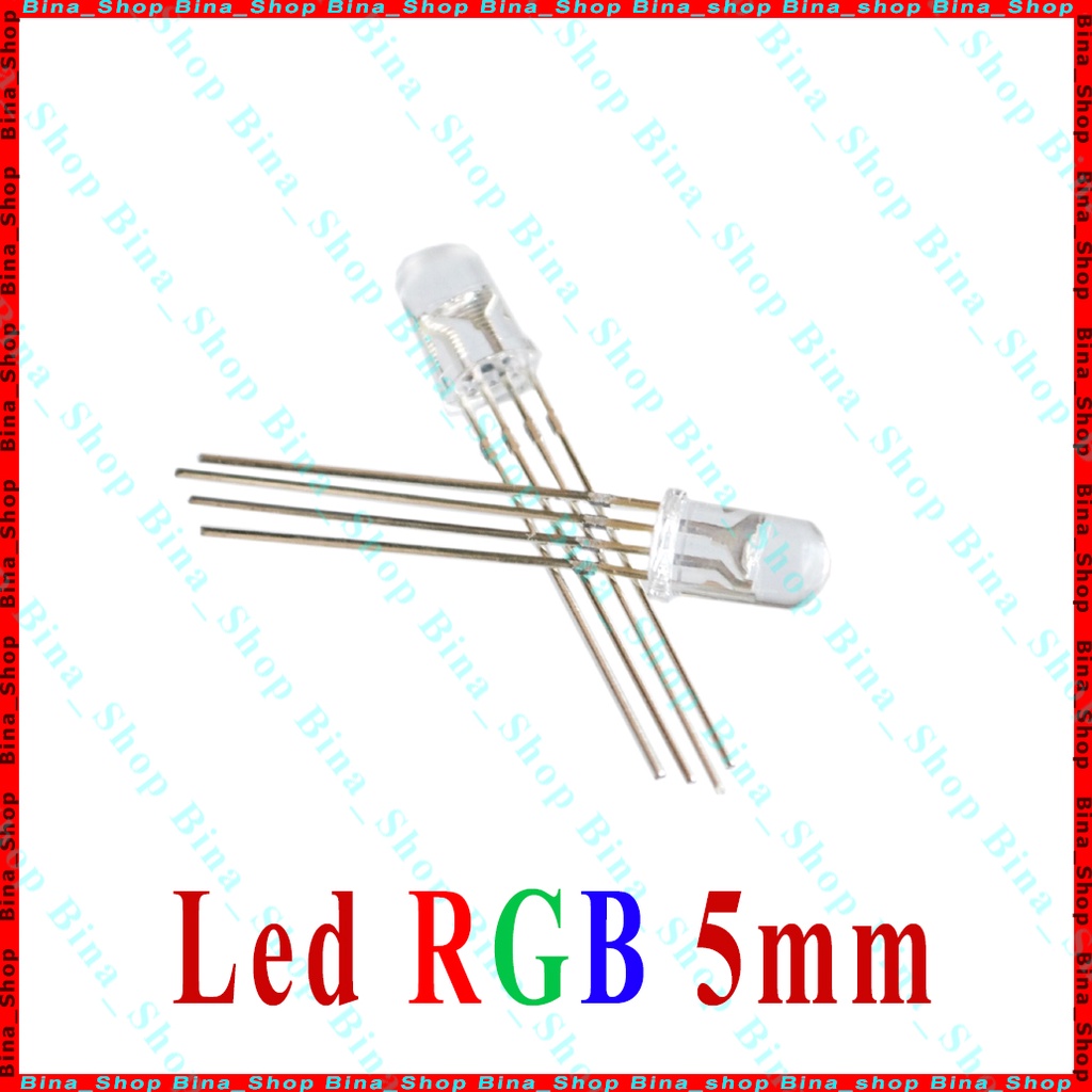 Led RGB trong 5mm 4 chân, RGB âm chung | Shopee Việt Nam