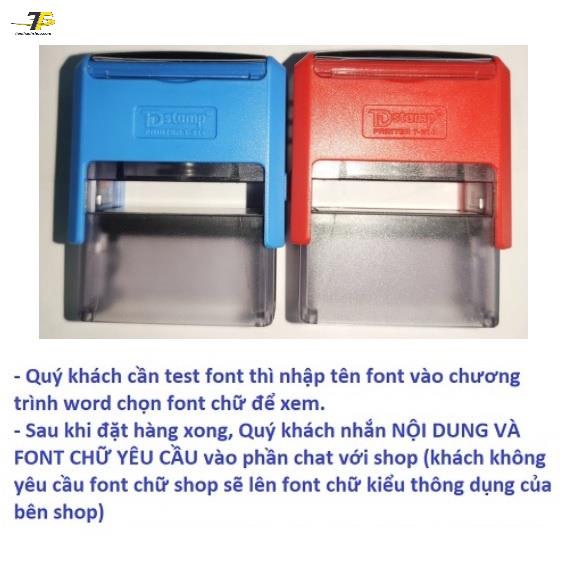 Khắc dấu tên TDstamp T-214 14 x 38mm | Shopee Việt Nam
