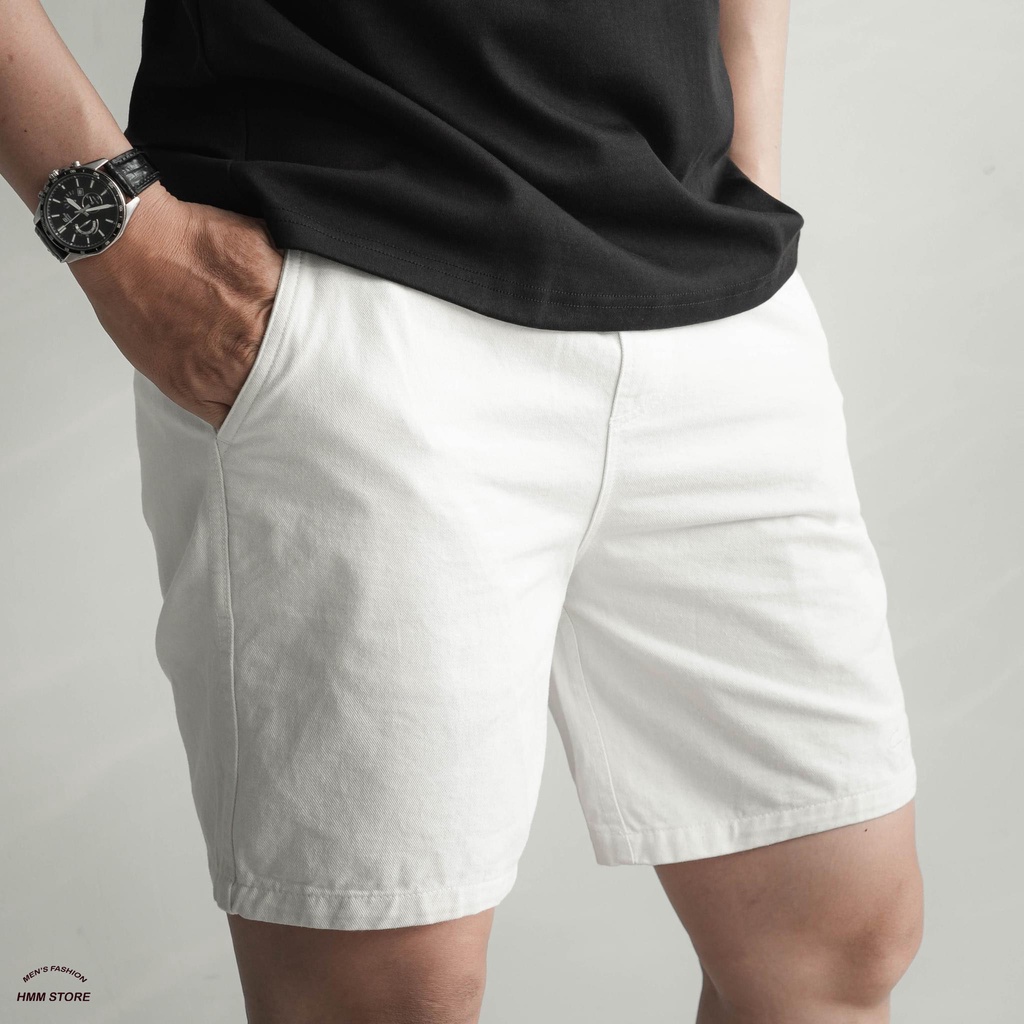 Quần short nam ngắn chất liệu kaki co giãn phong cách trẻ trung, cá tính 5 màu dễ phối đồ ...