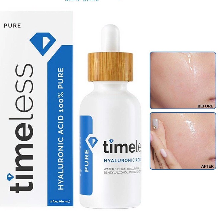 Serum cấp nước Timeless Hyaluronic Acid Serum 100% Pure | Shopee Việt Nam