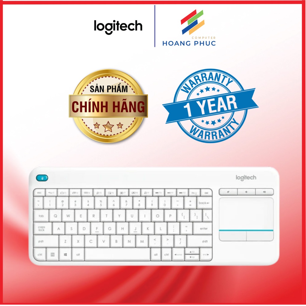 Bàn phím không dây Logitech K400 Plus (USB Receiver) - Hàng chính hãng ...