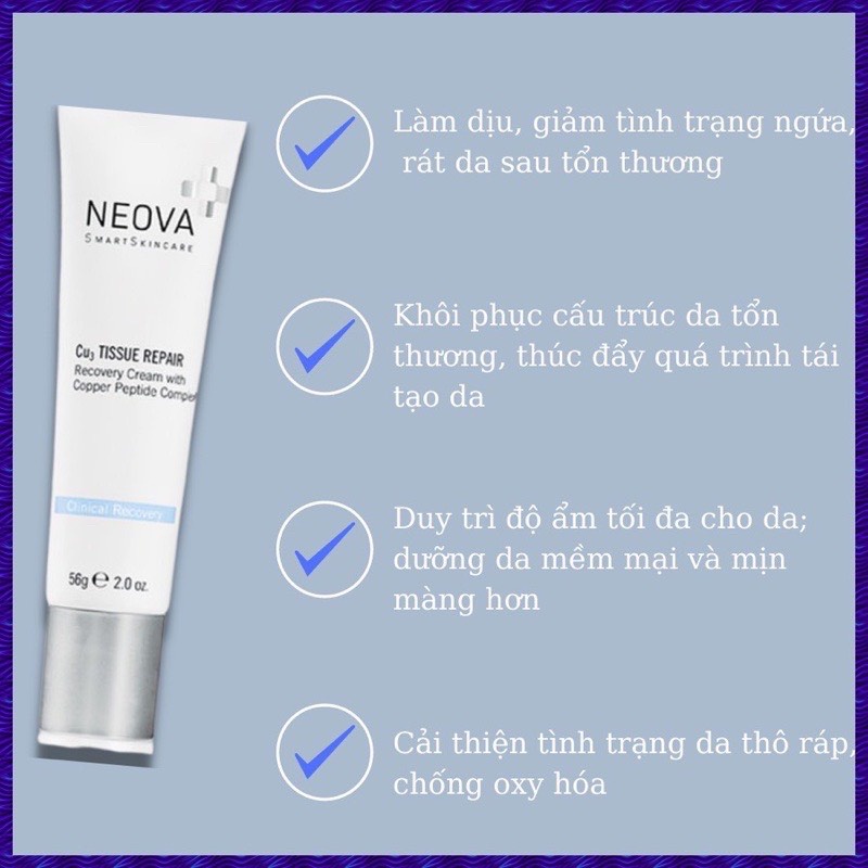 [CTY] Neova Cu3 Tissue Repair Copper Tri-Peptide Kem Siêu Phục Hồi Da ...