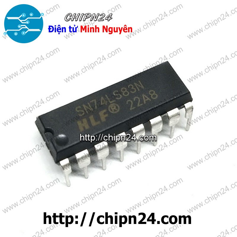 [2 con] (DIP) IC 7483 74LS83 DIP-16 (SN74LS83N 74LS83N) | Shopee Việt Nam