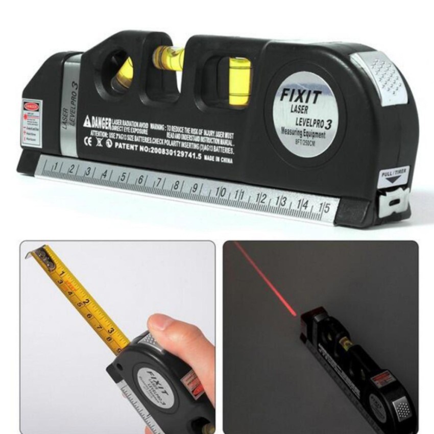 Thước đo Nivo Laze khoảng cách 3 chiều siêu chuẩn - thước đo đa năng ...