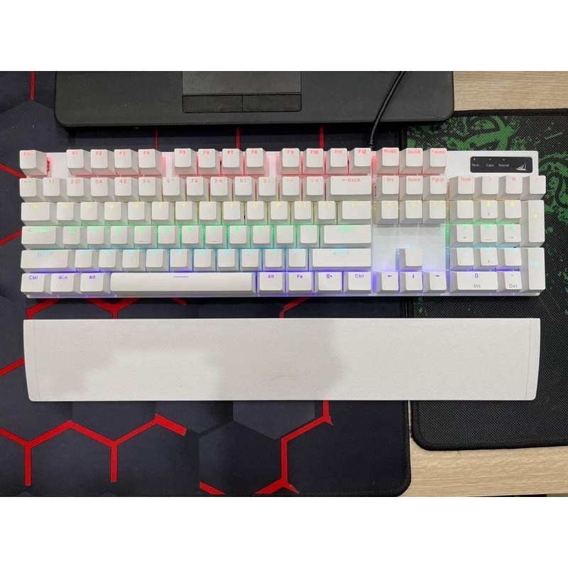 Bàn Phím Cơ Gaming Spartan / TC 3218 / Led Rainbow / Kê Tay Tháo Rời ...