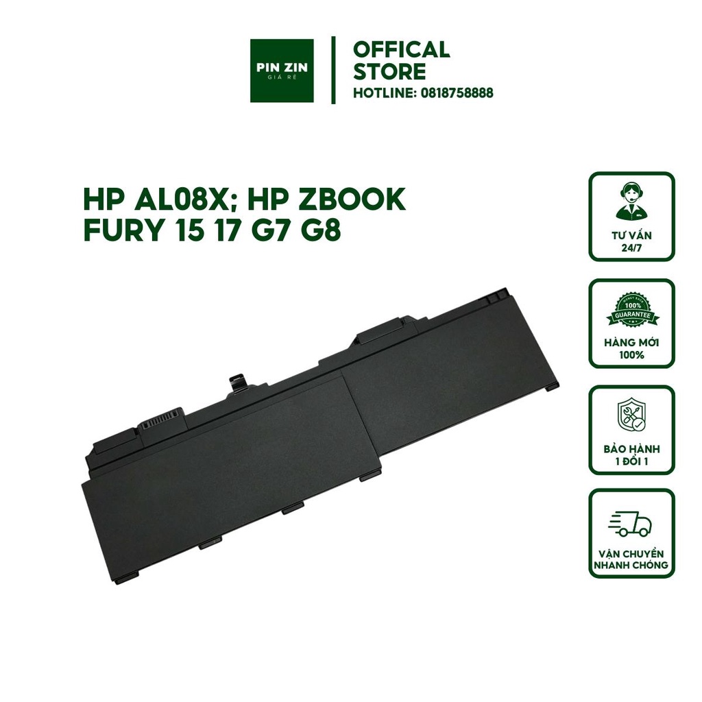 [PIN ZIN NEW ] Pin MÁY TÍNH HP AL08XL HSTNN-OB1S L86212-001 L86155-AC1 ...
