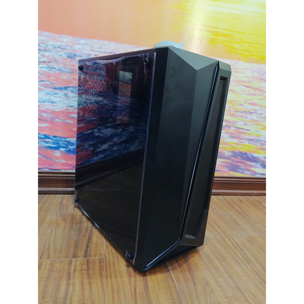 Vỏ Case Máy Tính vỏ case bể cá, vỏ RUIX A1 -M ATX, Dải led RGB, Mặt ...