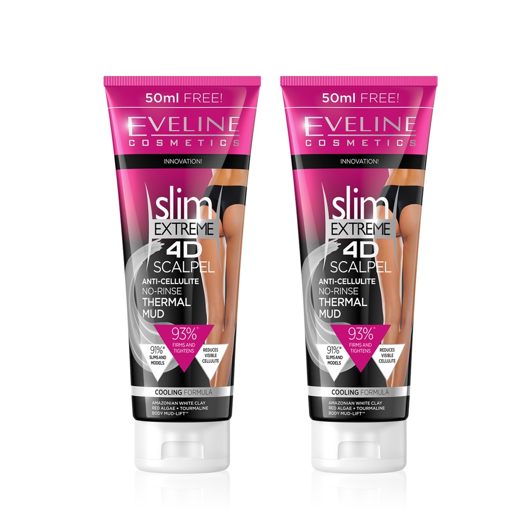 Gel Tan Mỡ EVELINE Slim Extreme 4D Mạnh Mẽ 250ml | Shopee Việt Nam