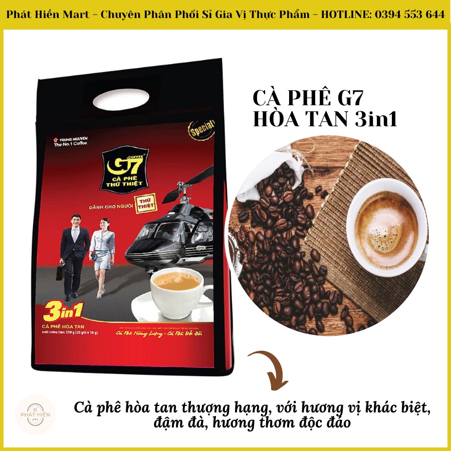 Cà phê sữa G7 3 in 1 800g (50 gói x 16g) | Shopee Việt Nam