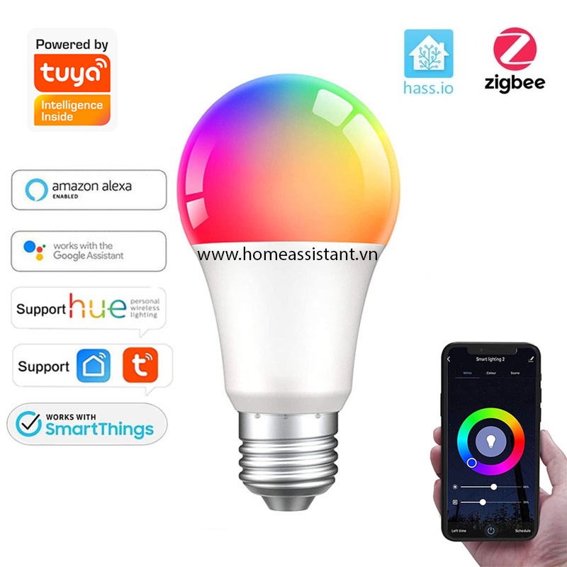 Đèn LED Bulb Zigbee Tuya đổi màu RGB ZBUL01 (Hỗ trợ Home Assistant ...
