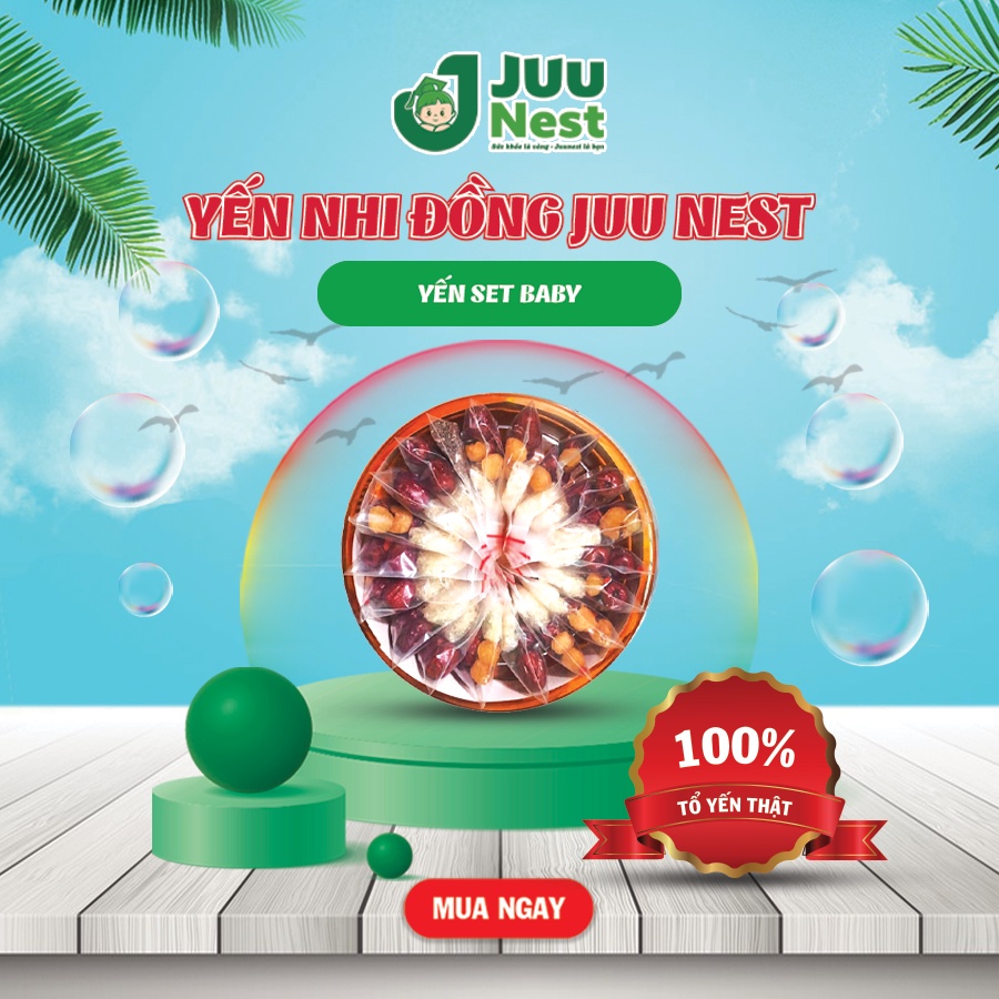 Hộp 10 Set Yến Sào Baby Tặng Kèm Đồ Chưng Sẵn, Viên Tổ Yến Vụn Tinh Chế ...