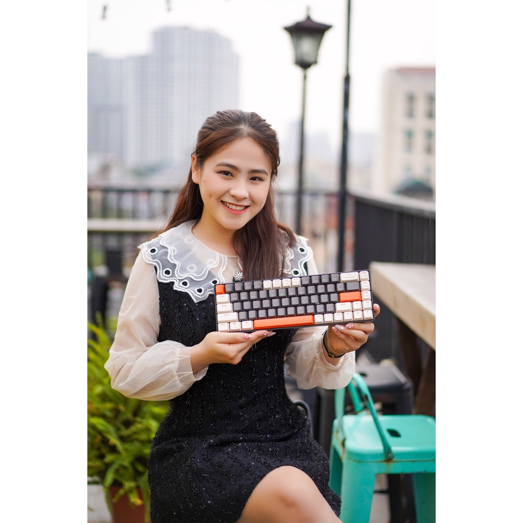Bàn phím cơ E-DRA EK368L Beta / Alpha - Wireless 2.4G + Bluetooth 5.0 ...