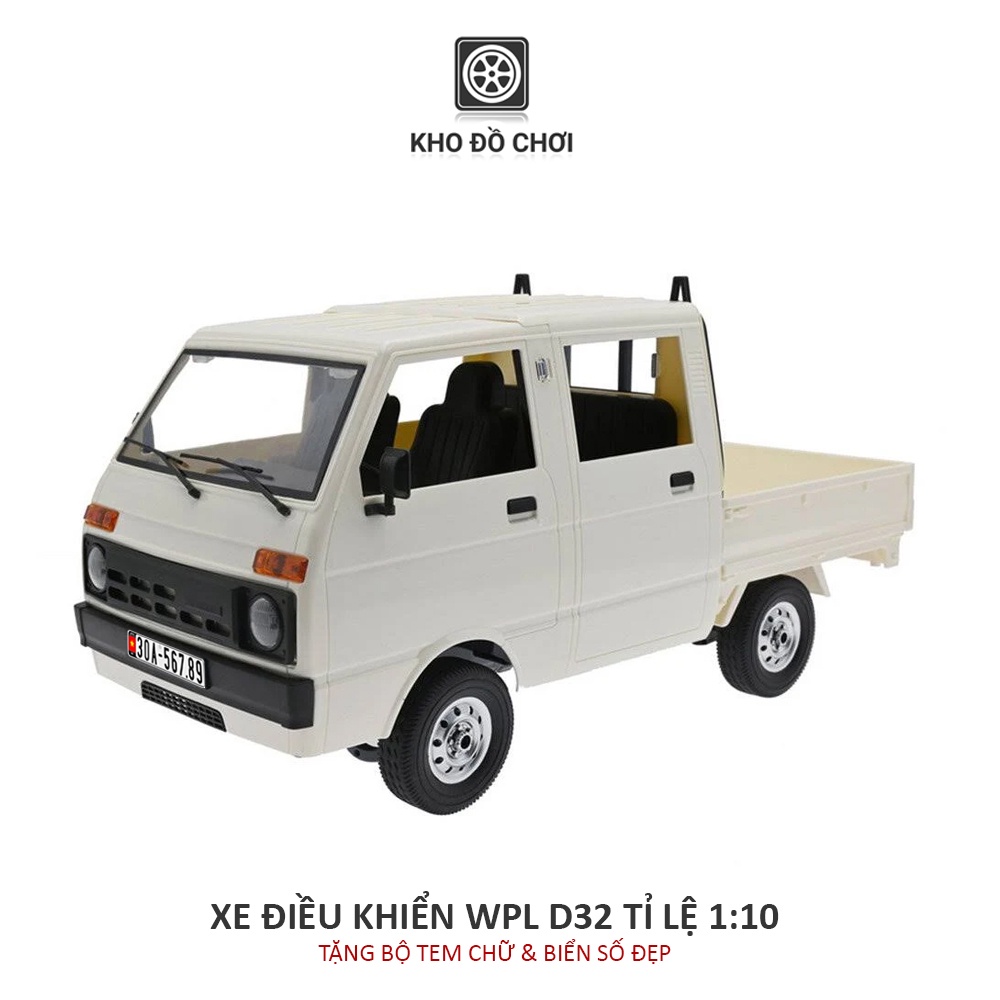 Ô tô điều khiển WPL D32 RC Van Tianjin Dafa 4x2 1:10 - RTR [TẶNG BIỂN ...
