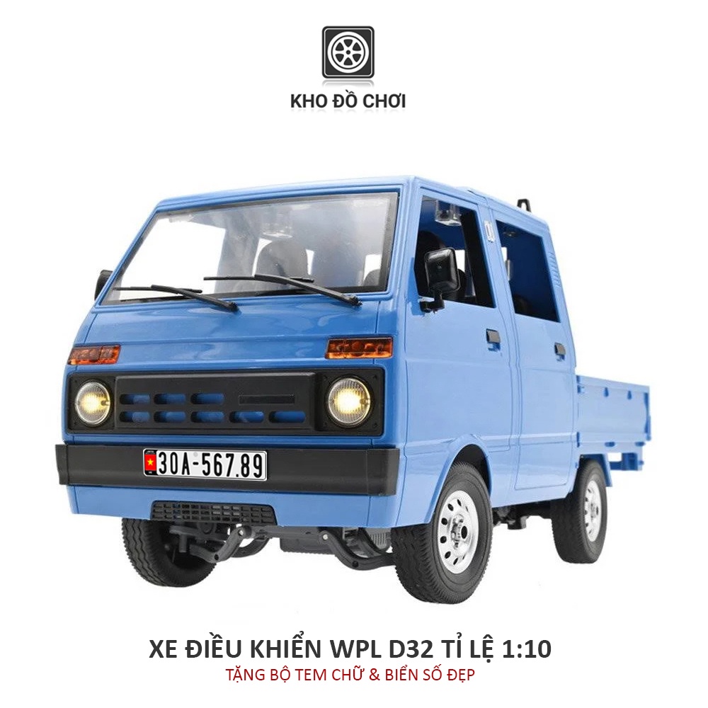 Ô tô điều khiển WPL D32 RC Van Tianjin Dafa 4x2 1:10 - RTR [TẶNG BIỂN ...