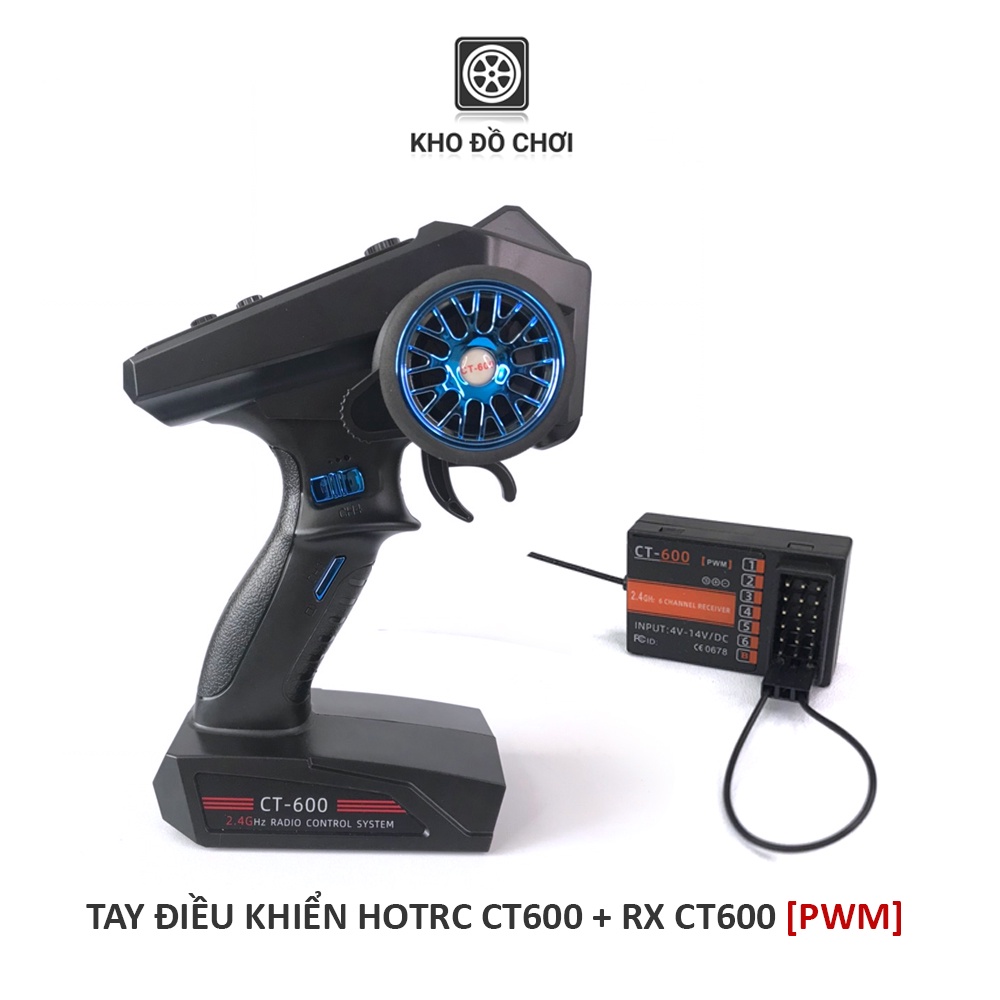 Tay điều khiển HotRC CT400, CT600 2.4Ghz | 4-6 Kênh | Shopee Việt Nam
