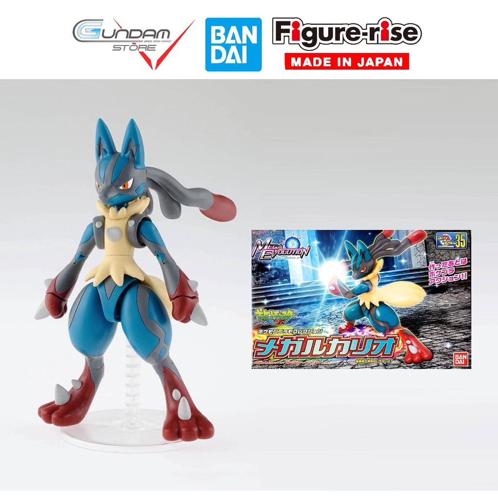 Mô Hình Pokemon Mega Lucario 35 Pokepla Bandai Figure Rise Standard ...