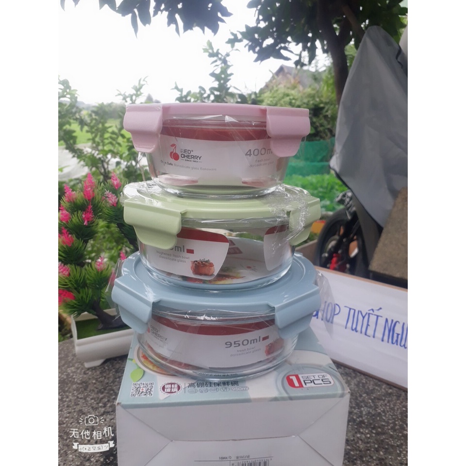 Hàng mới về Thố thủy tinh 950ml_620ml_400ml_410ml_520ml_800ml(giao màu ngẫu nhiên) | Shopee Việt Nam