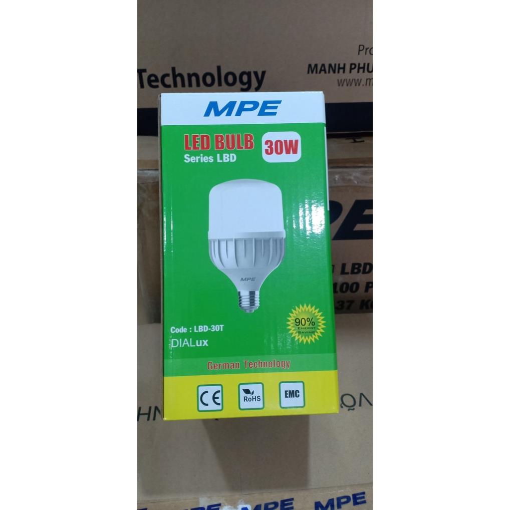 Bóng đèn Led BULB 30W - Thương Hiệu MPE | Shopee Việt Nam